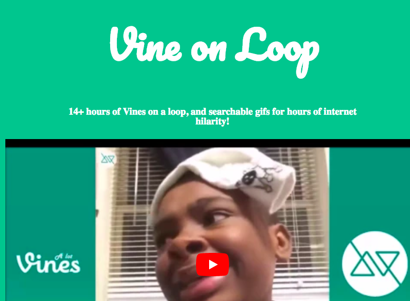 GitHub - calebxblackwell/VineLoopCapstone: Vine dupe site. Vines play ...