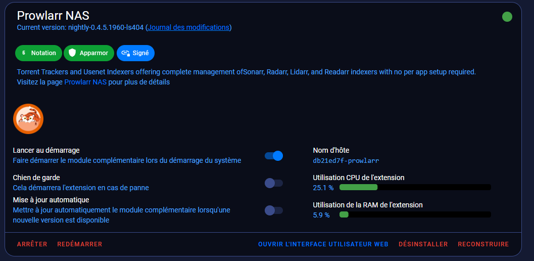 🐛 [Prowlarr NAS] No install/install failure · Issue #464 · alexbelgium/hassio-addons · GitHub