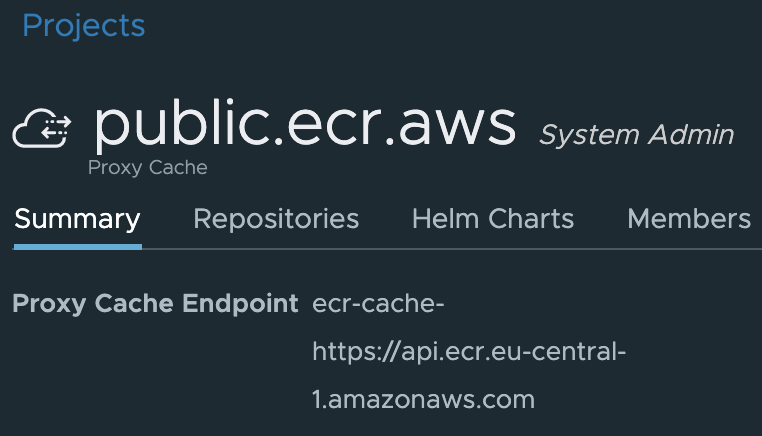 Issue when using Harbor as Proxy Cache for ECR public registry · Issue #14547 · goharbor/harbor ...
