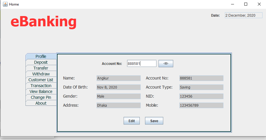 GitHub - iAngkur/BankManagementSystem-Java