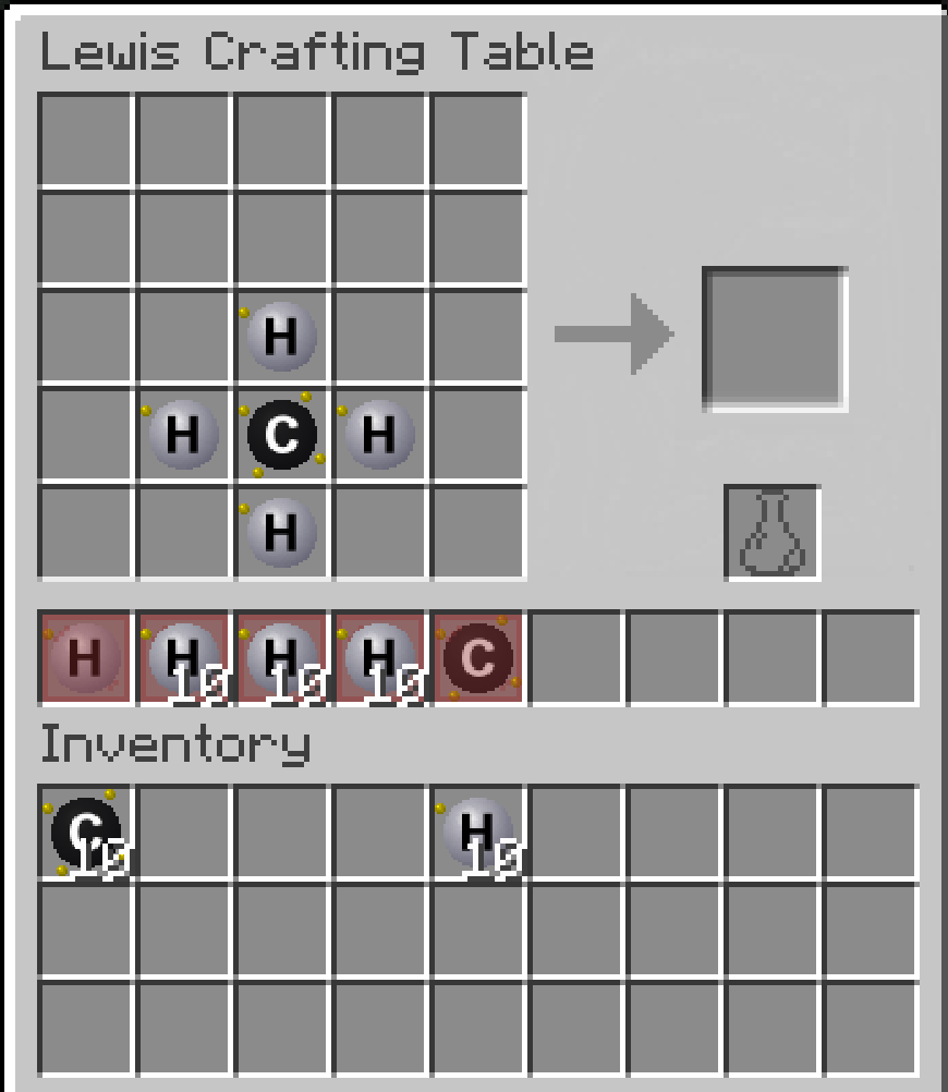 Input slots not accepting correct atom for CH4 · Issue #167 · ScicraftLearn/Minelabs · GitHub