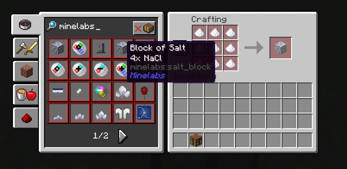 Confusing description of the salt block · Issue #494 · ScicraftLearn/Minelabs · GitHub