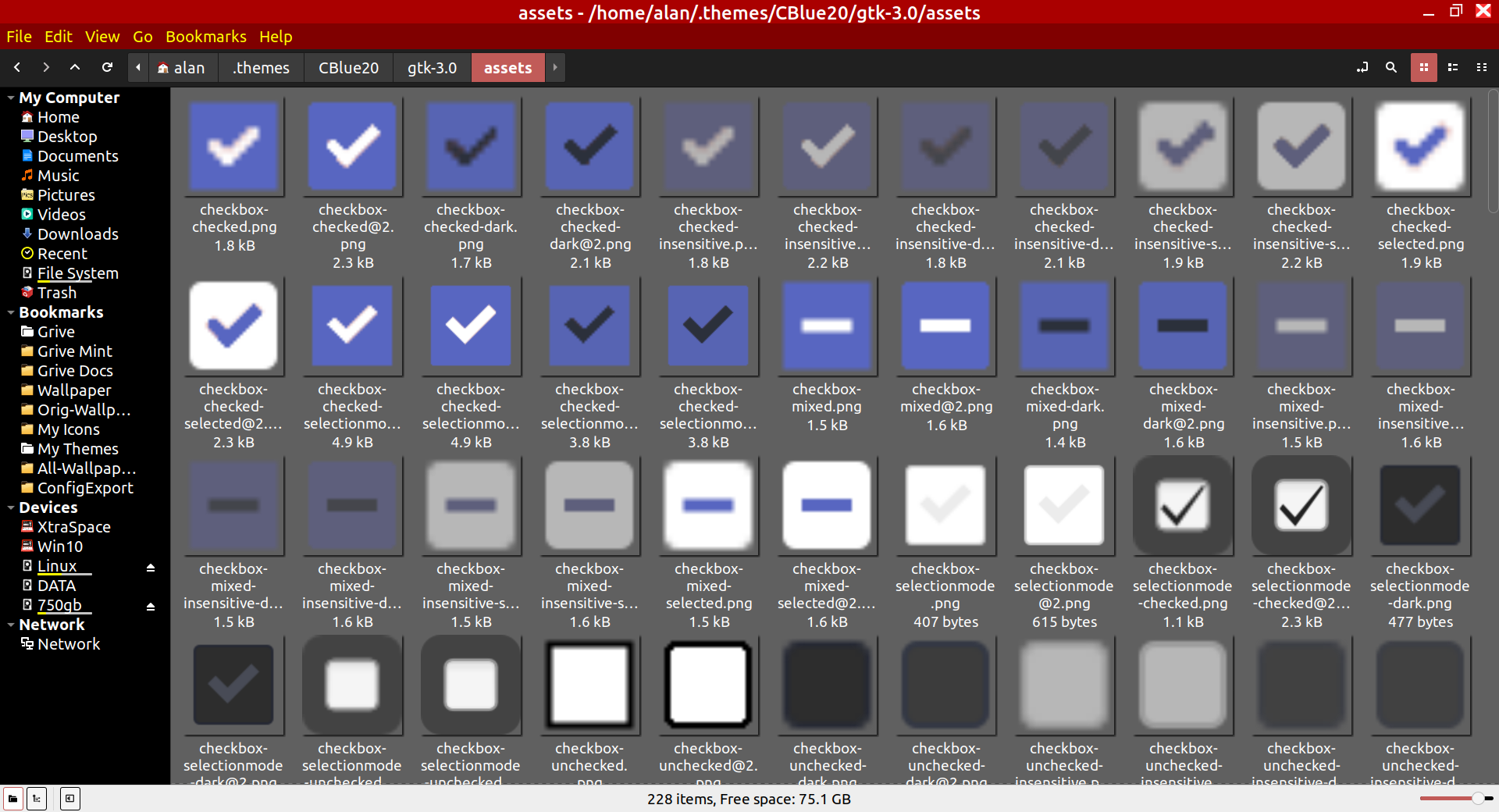 Nemo changes icon sizes in icon view when resizing. · Issue #2689 · linuxmint/nemo · GitHub