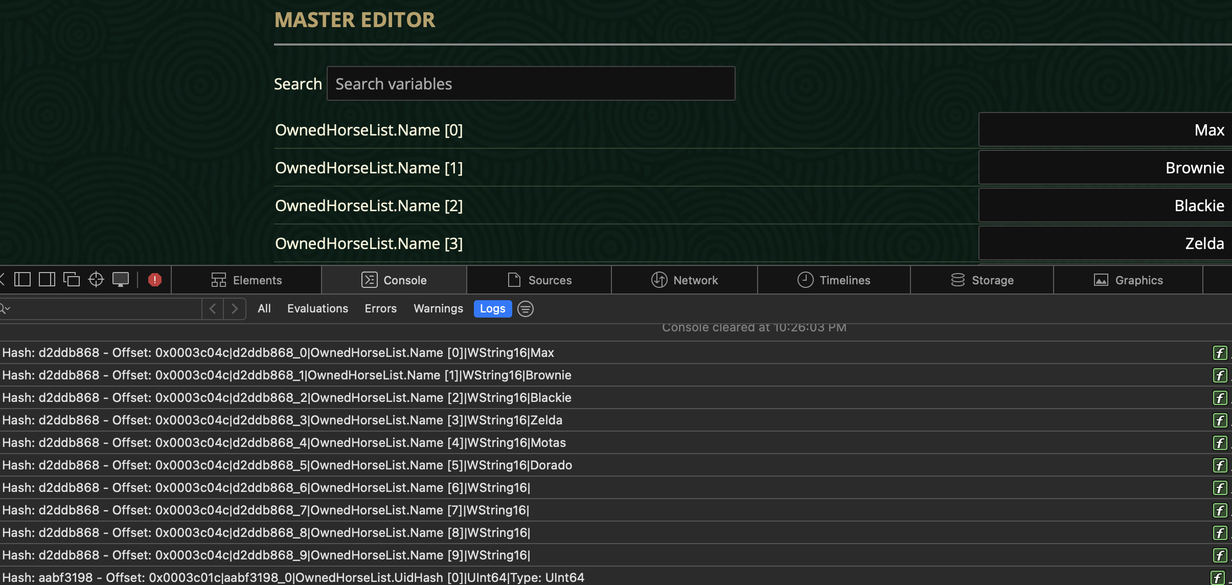 [TOTK] request to be able to download a delimited text file or JSON with labels/values from ...