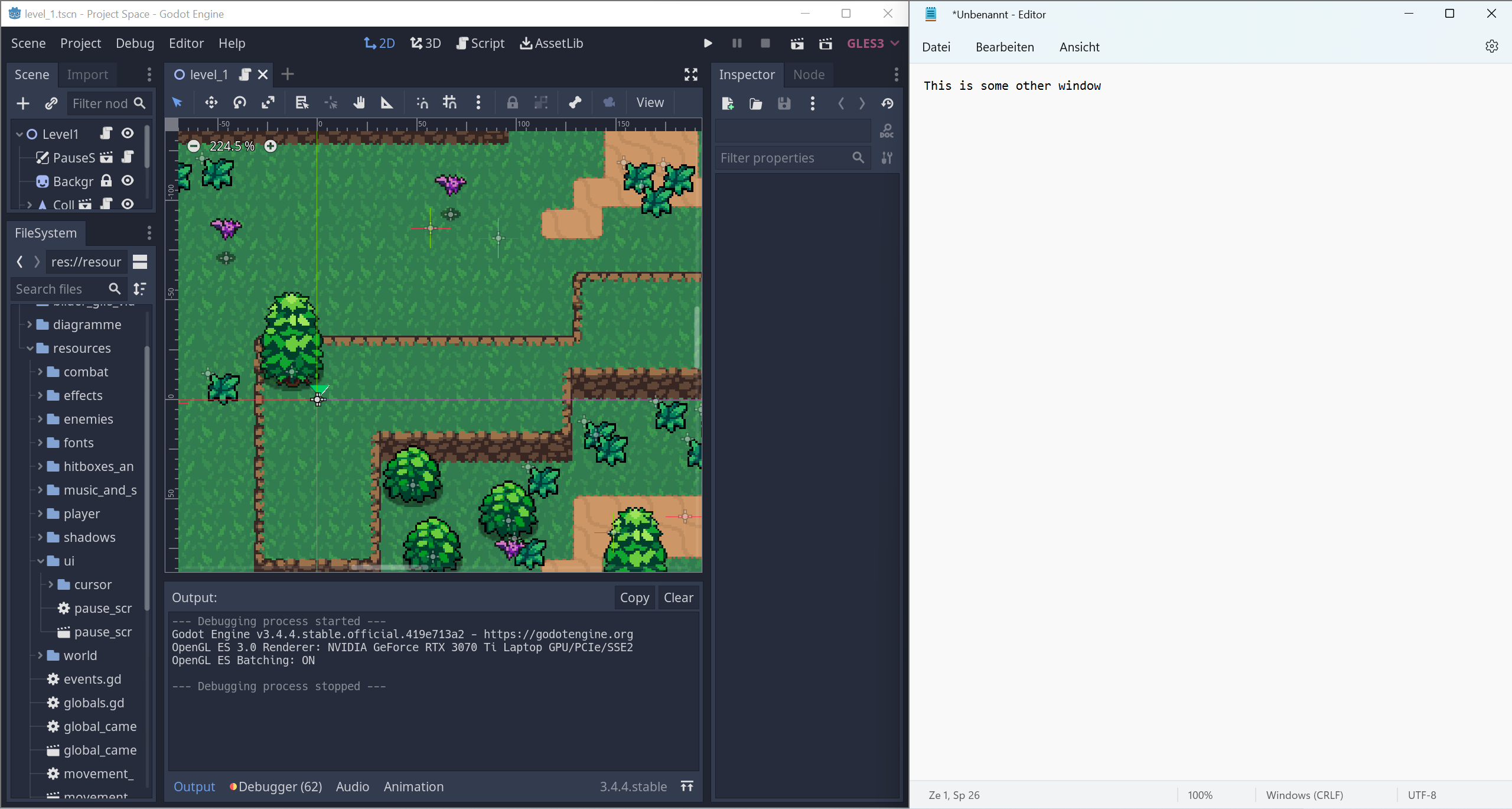 Increase resizing flexibility of Godot Engine Editor window(s) like in Visual Studio · Issue ...