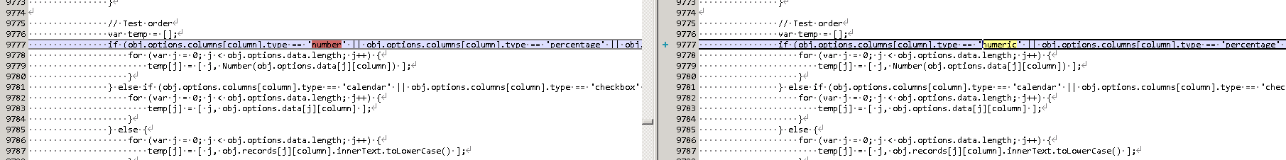 Order by Fix · Issue #1525 · jspreadsheet/ce · GitHub