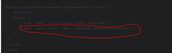 Disable editor in cell html · Issue #1515 · jspreadsheet/ce · GitHub