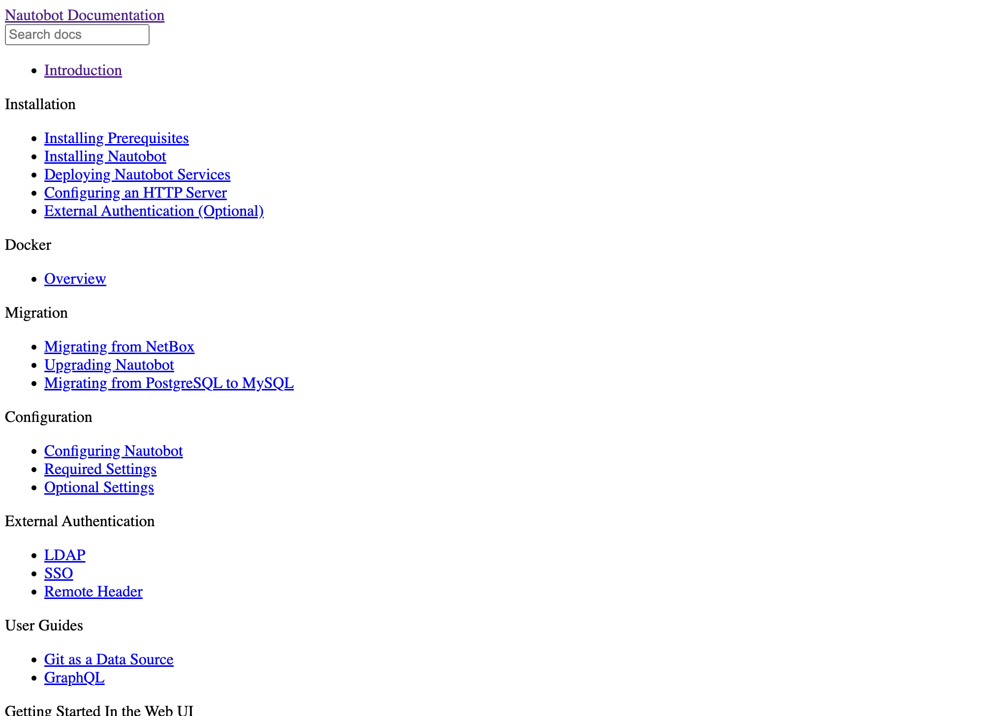Read The Docs - 404 Page No CSS Styling · Issue #2345 · nautobot/nautobot · GitHub