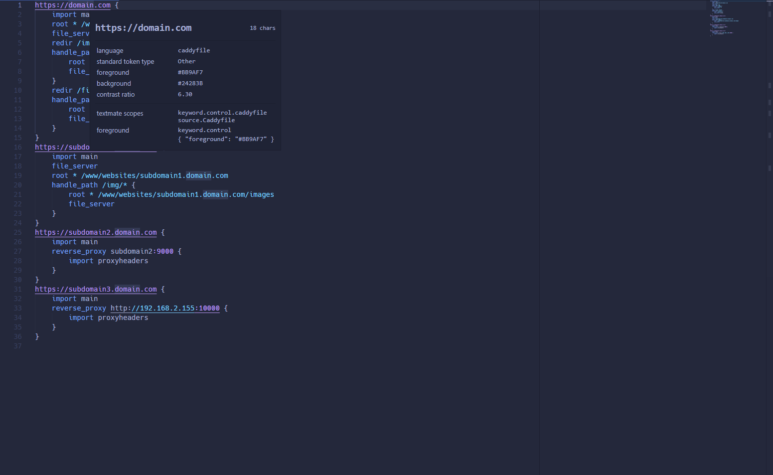 URL Link formatting inconsistent. · Issue #10 · caddyserver/vscode-caddyfile · GitHub