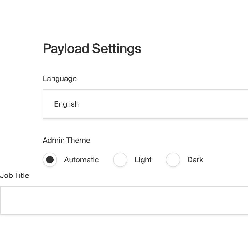 Sidebar on Account page missing gutters · Issue #3772 · payloadcms/payload · GitHub