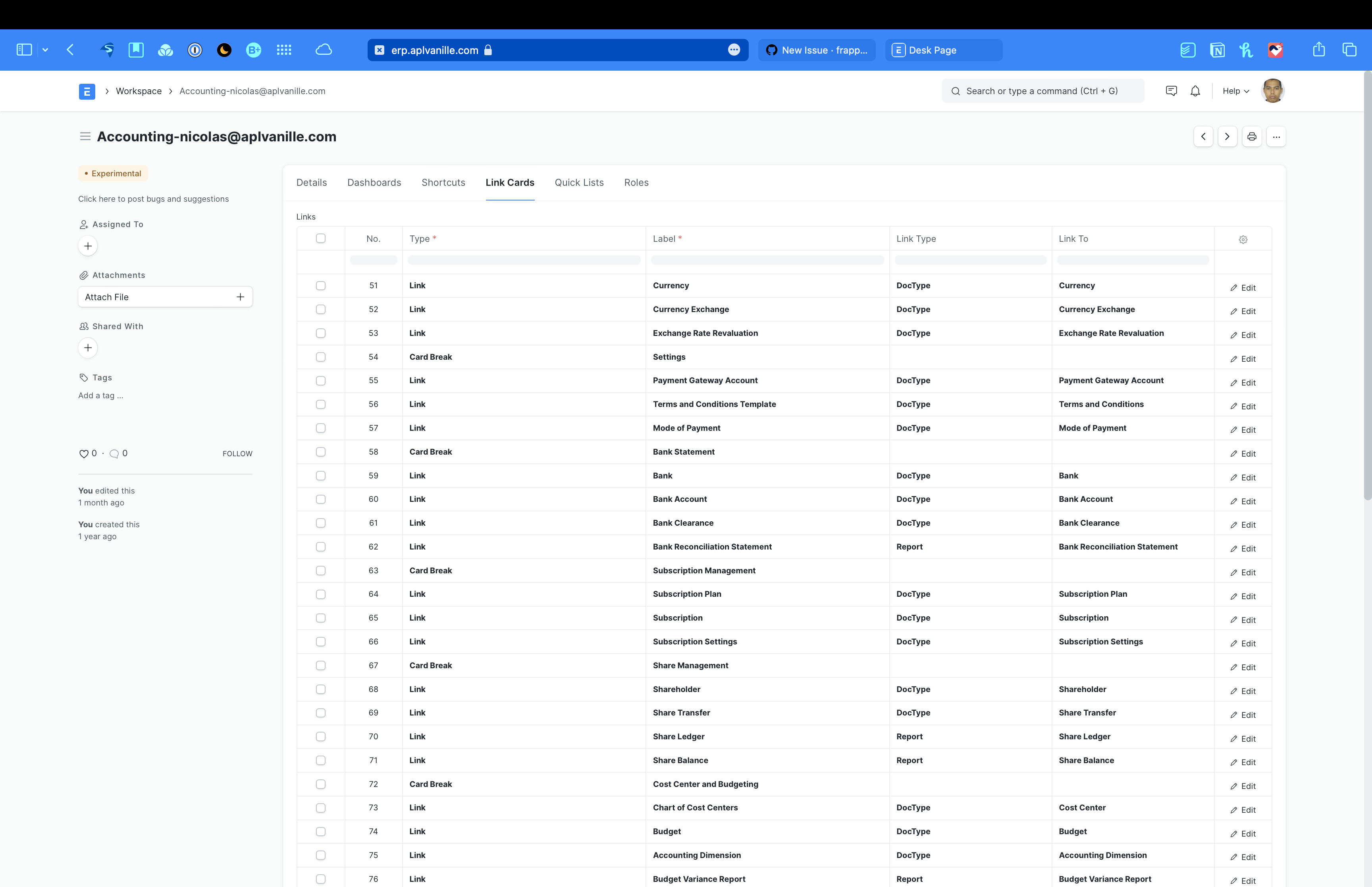 Workspace modification is not registered · Issue #18679 · frappe/frappe · GitHub