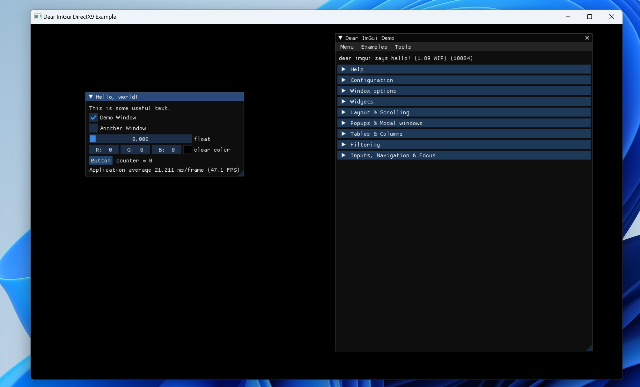 ImGui_ImplWin32_EnableAlphaCompositing not work on dx9 · ocornut imgui · Discussion #6936 · GitHub