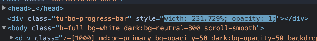 Turbo-Progress-Bar infinitely expanding · Issue #387 · hotwired/turbo-rails · GitHub