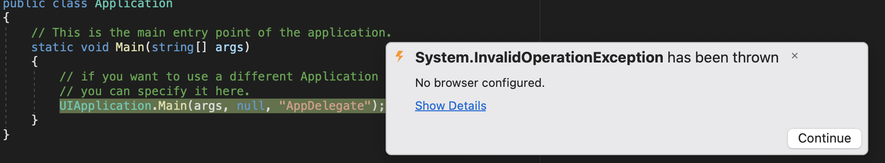 iOS: No browser configured · Issue #113 · DuendeArchive/IdentityModel.OidcClient.Samples · GitHub