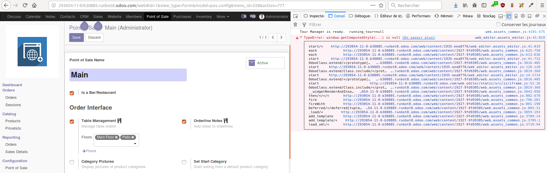 Typeerror Windowgetcomputedstyle Is Null · Issue 22211 · Odoo 