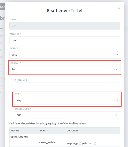 clickable URL (template) for ObjectManager Attribute · Issue #2103 · zammad/zammad · GitHub