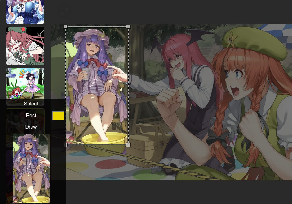 GitHub - OpenA/pasL: Simple and fast Javascript library for image area selection