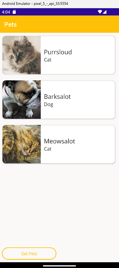 GitHub - AvindAzhari/PetFinder