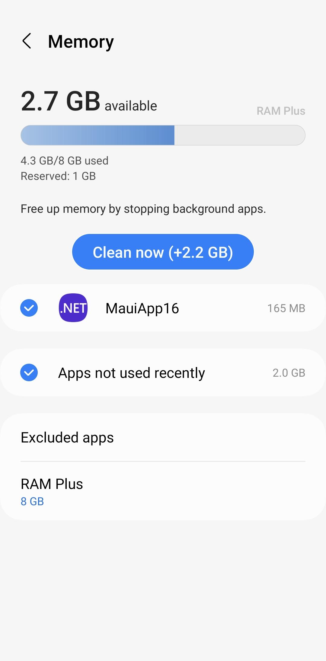 .Net Maui 7 and 8 Preview Android Performing a full GC + Crash Collection View Back Forward ...