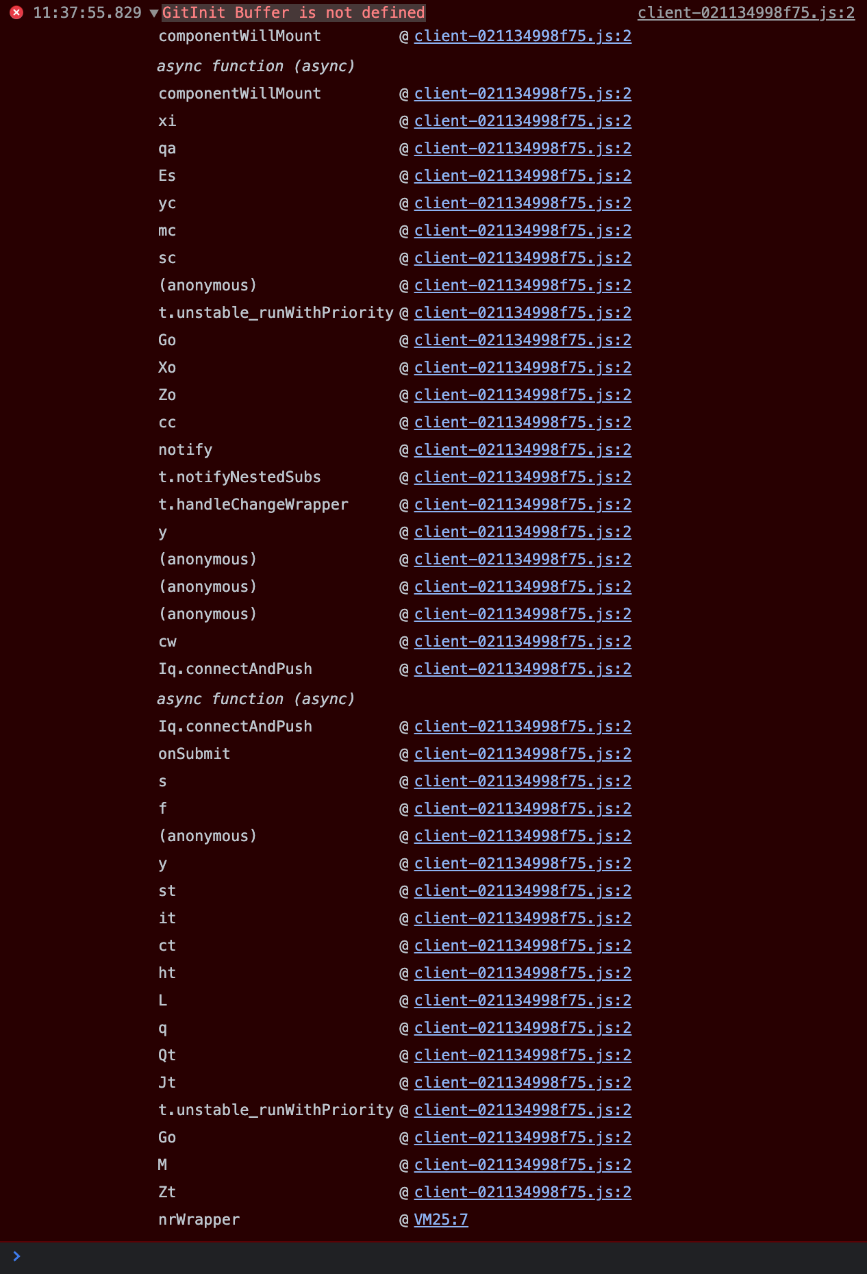 GitInit Buffer is not defined · Issue #436 · stackblitz/webcontainer-core · GitHub