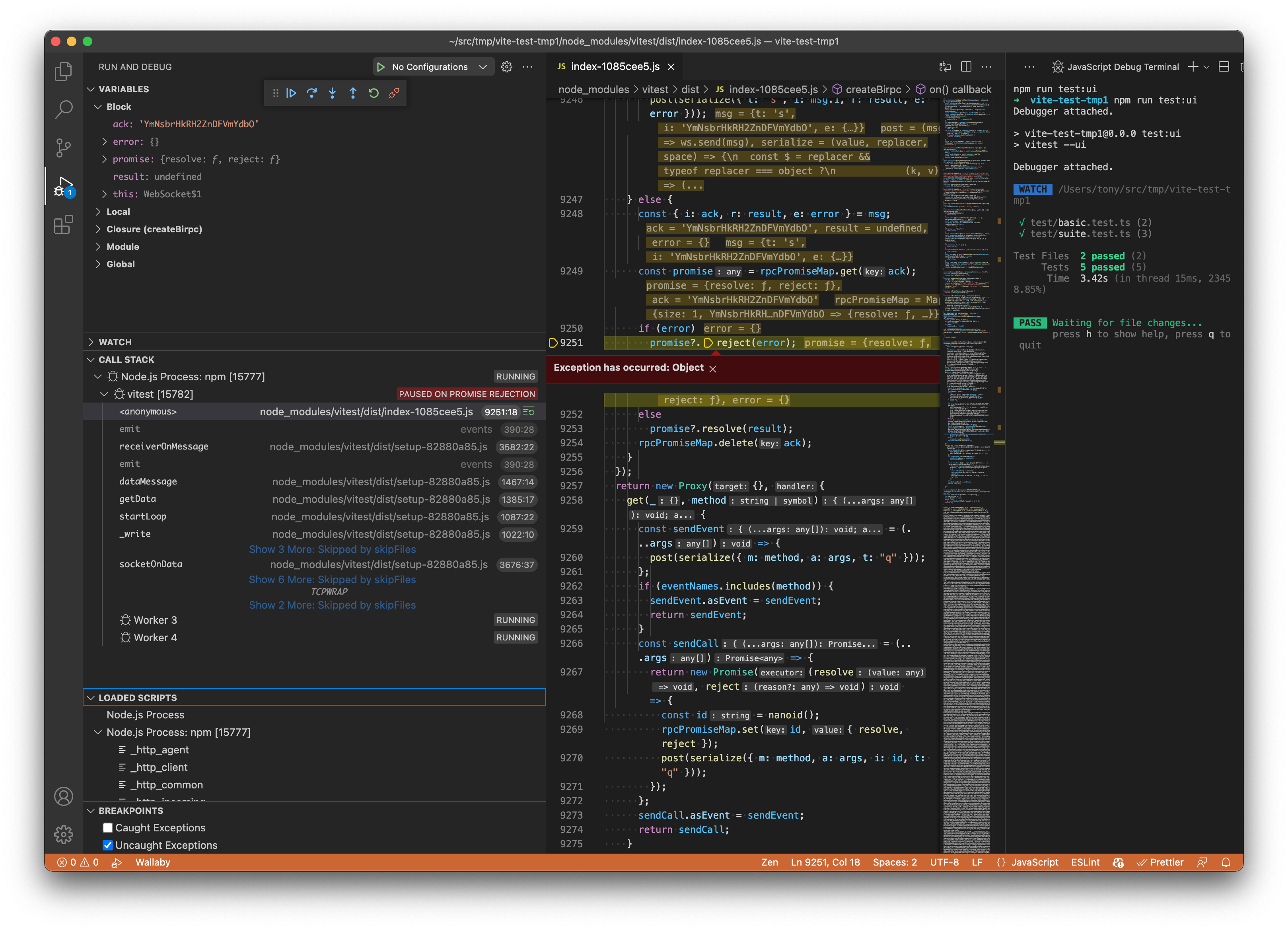Vitest UI crashes server at startup · Issue #627 · vitest-dev/vitest ...