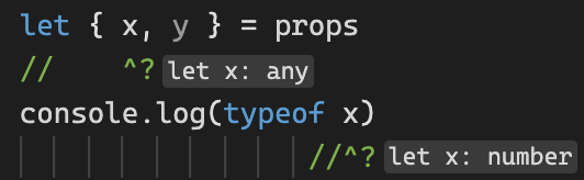 Playground Type Hint Comment Shows Incorrect Type In Destructuring · Issue 2287 · Microsoft