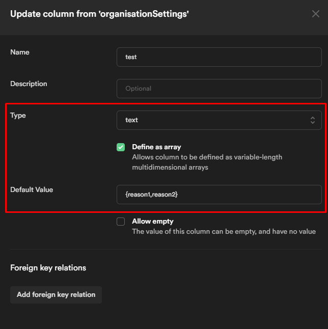 Default Value For Json Columns Does Not Save · Issue 2024 · Supabase
