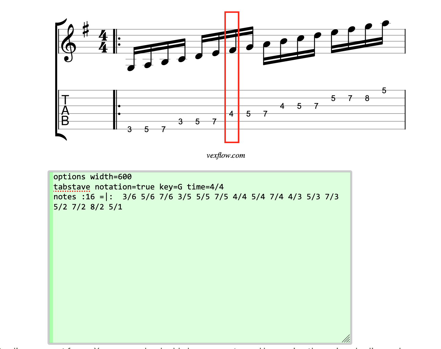 VexTab not showig # corectly · Issue #834 · 0xfe/vexflow · GitHub