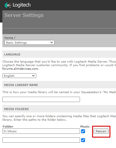"Rescan" button in Classic Skin does not work · Issue #803 · LMS-Community/slimserver · GitHub