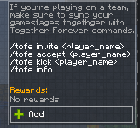 Together Forever Commands Changed. · Issue #550 · FTBTeam/FTB ...