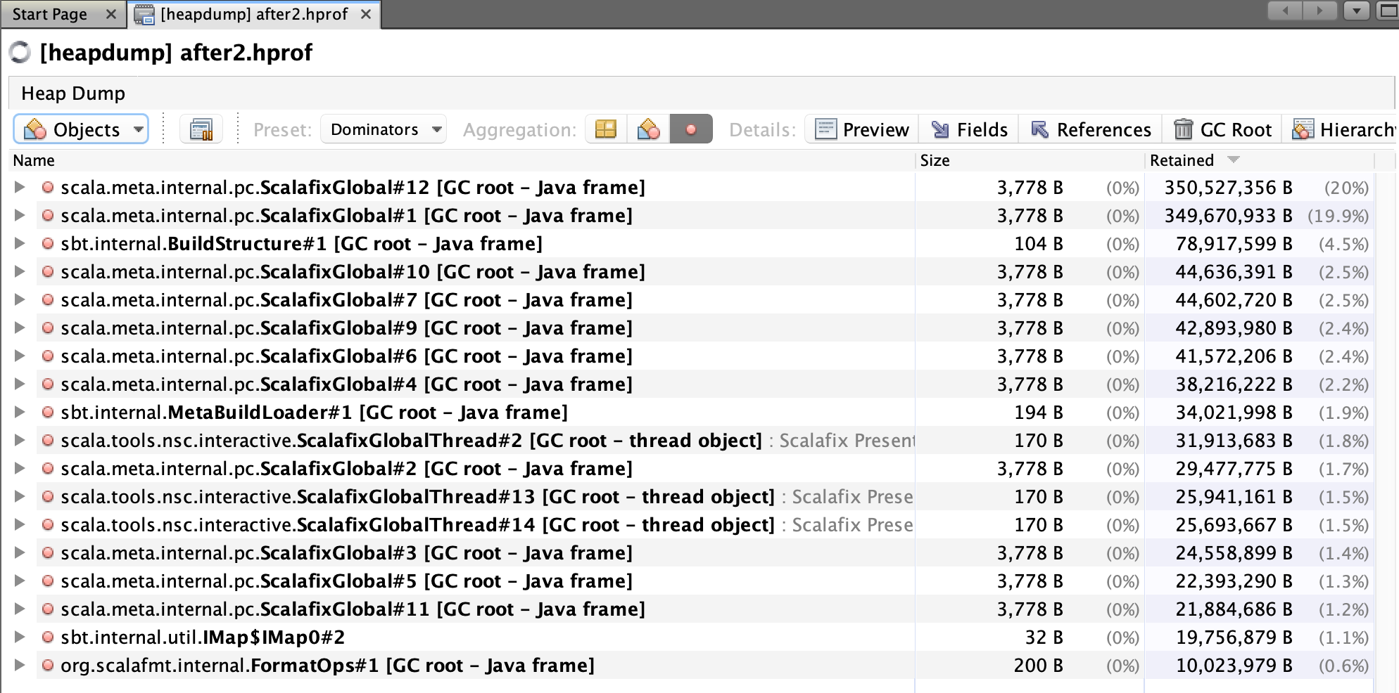 excessive GC & `OutOfMemory` error with SBT1.4.1 · Issue #6032 · sbt/sbt · GitHub
