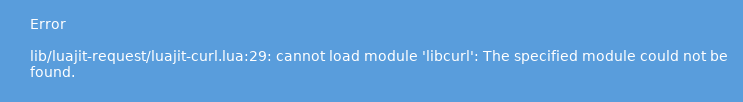 Windows distribution problems with löve - cannot load module libcurl. · Issue #8 · LPGhatguy ...