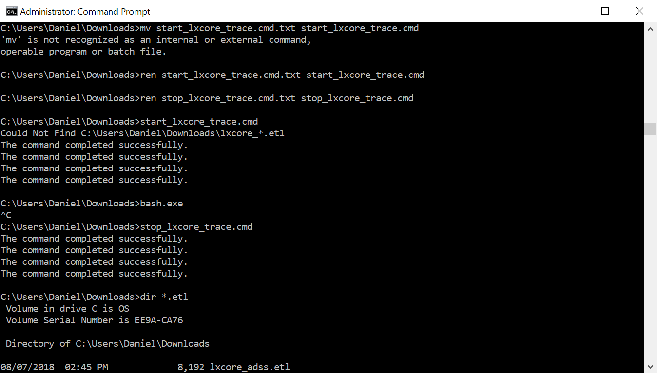 Bash.exe fails to start · Issue #3363 · microsoft/WSL · GitHub