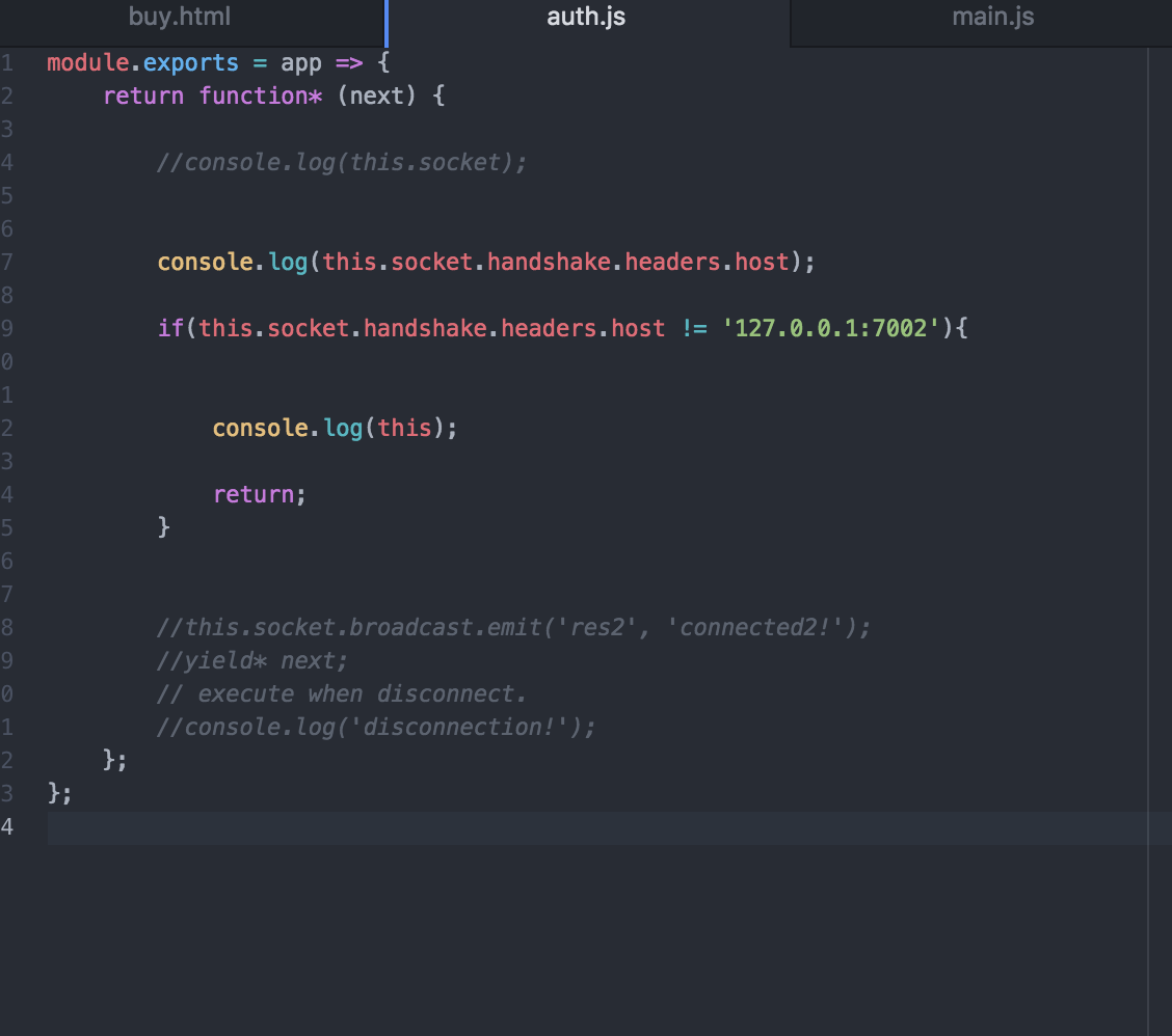 egg-socket.io 如何限制连接上来的域名？ · Issue #1233 · eggjs/egg · GitHub