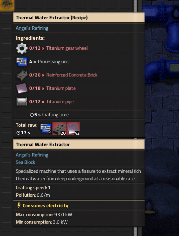 thermal water bore crafting speed · Issue #281 · Arch666Angel/mods · GitHub