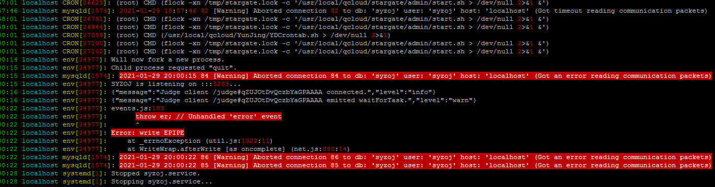点击提交按钮后网站端报错 · Issue #204 · syzoj/syzoj · GitHub