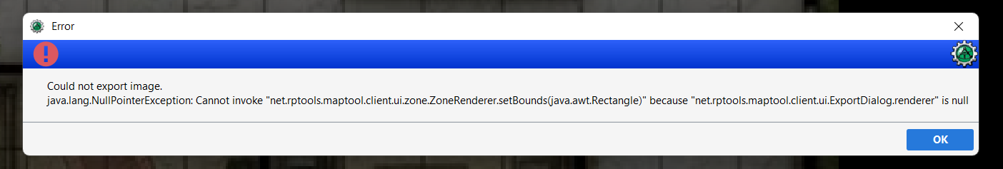 [Bug]: Save Screenshot forgets the filename · Issue #3736 · RPTools/maptool · GitHub