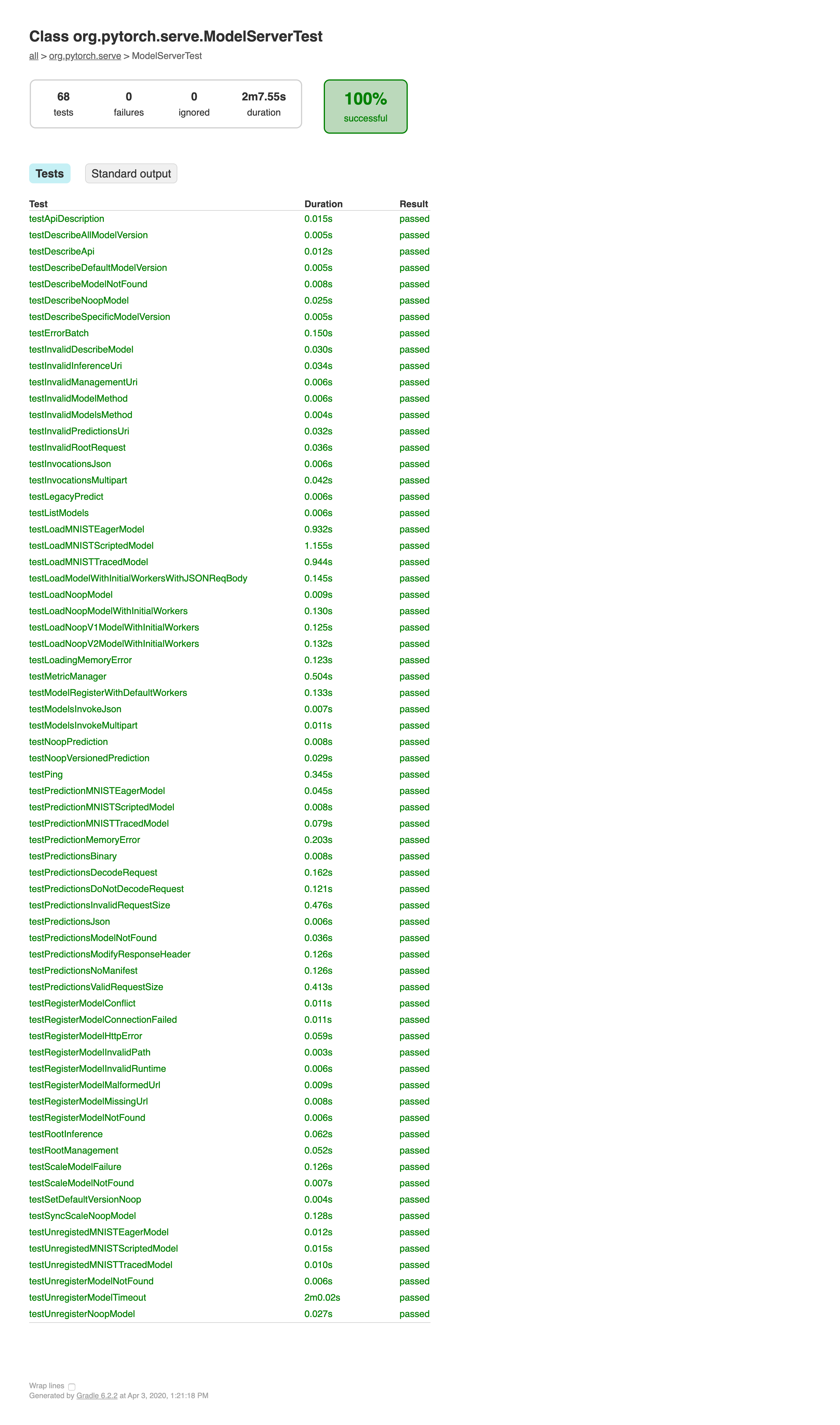refactor UT for better reporting · Issue #158 · pytorch/serve · GitHub