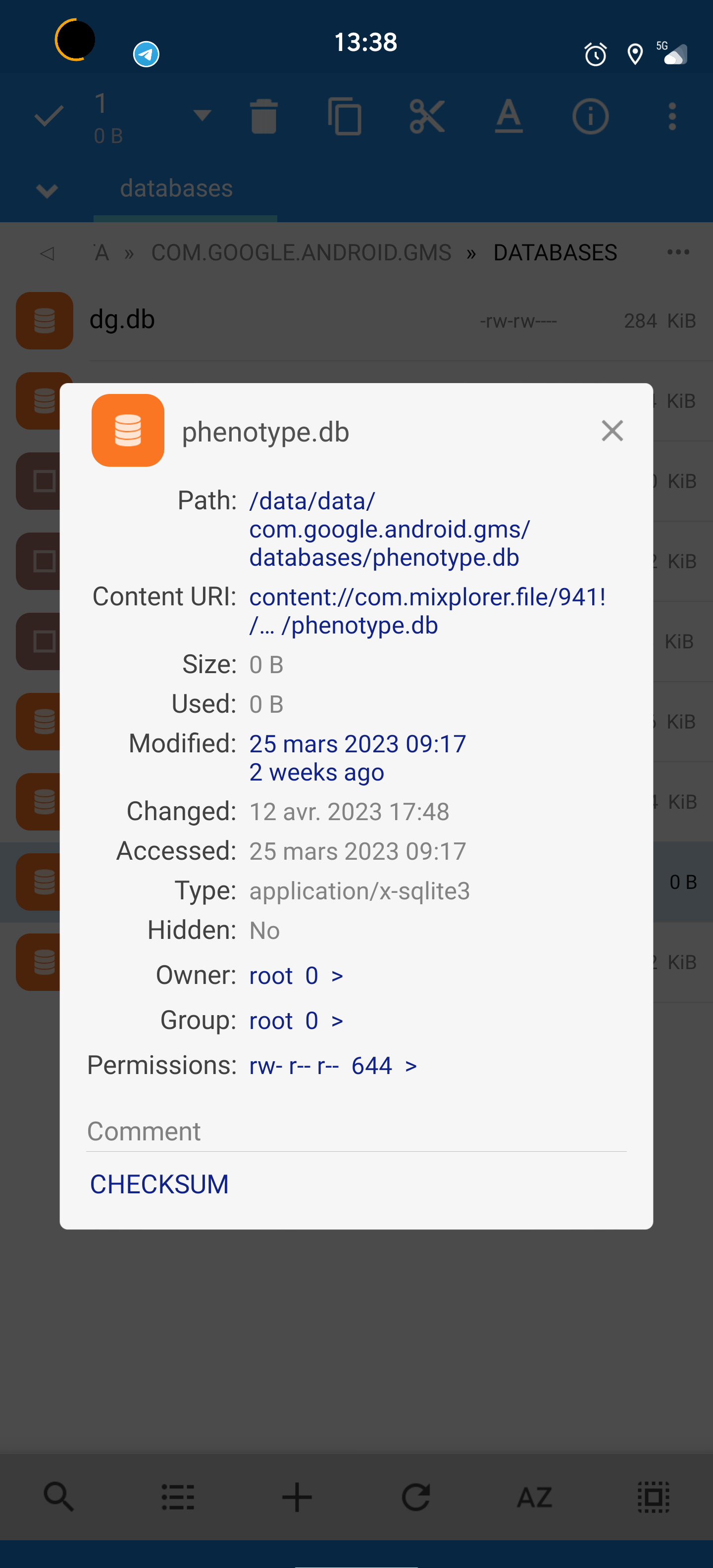 🐞 Bug - `aa4mg` Android 11/12 - Incorrect `phenotype.db` permissions ...