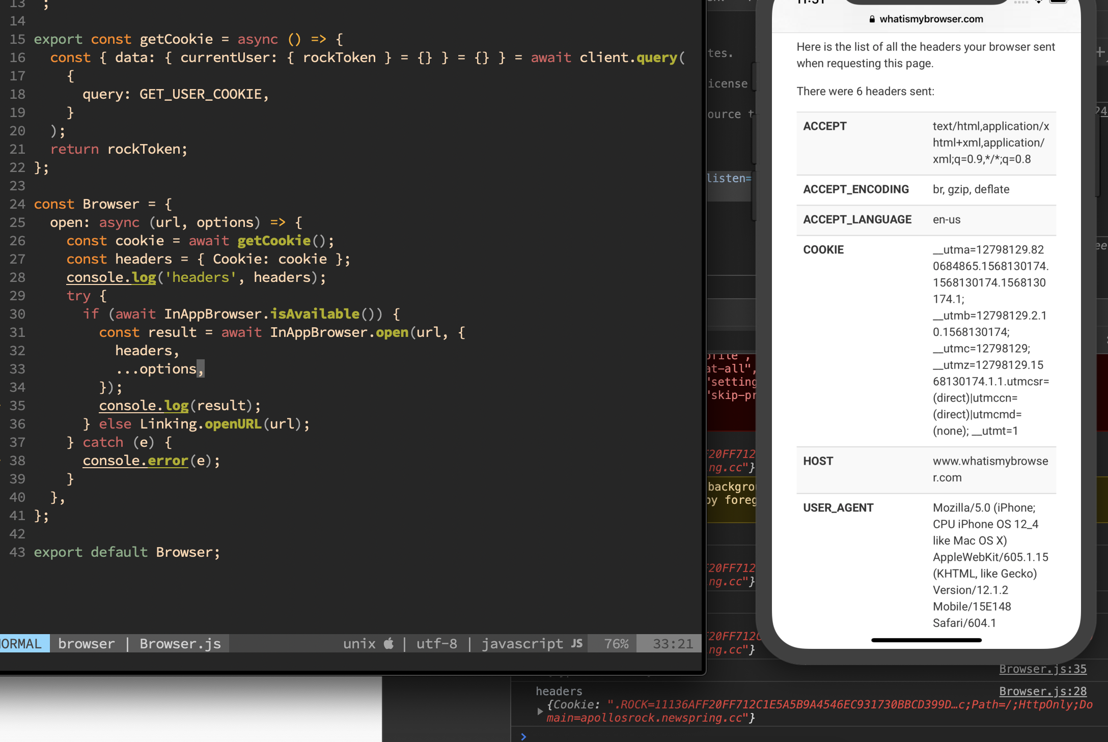 Cannot Pass a Cookie · Issue #105 · proyecto26/react-native-inappbrowser · GitHub