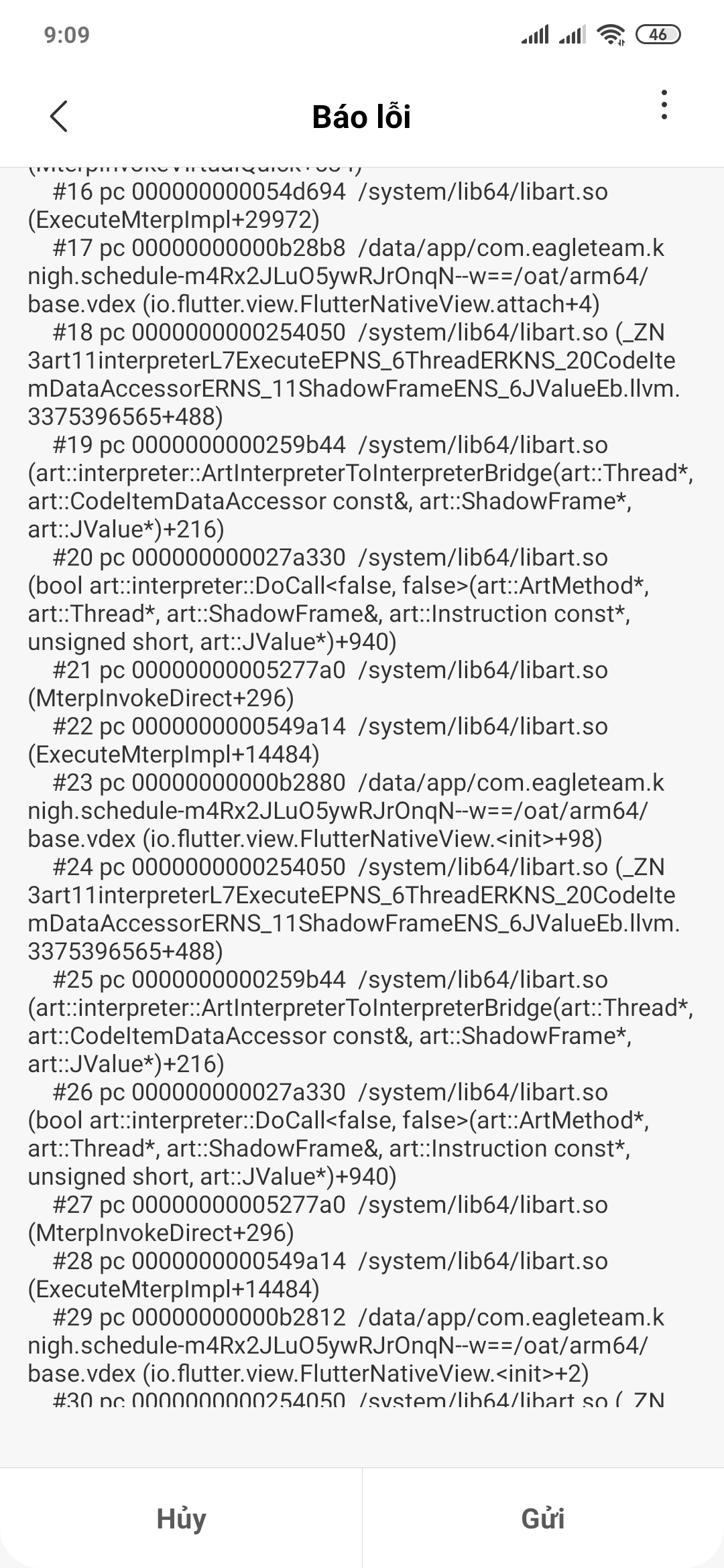 App crash on real device 64bit on google play due flutter build appbundle · Issue #35028 ...