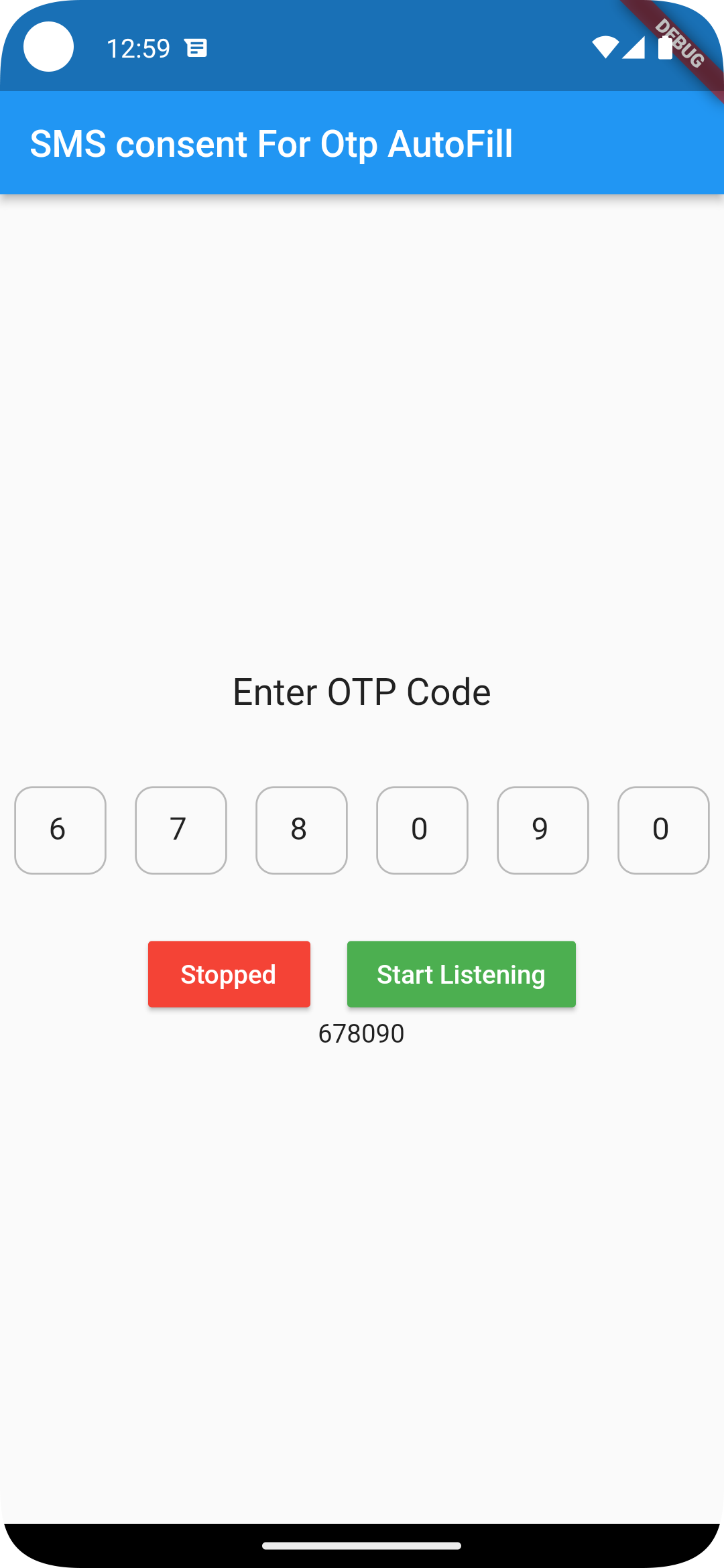 Screen Shots · Issue 3 · Mdyousufbhuiyan Sms Consent For Otp Autofill · Github