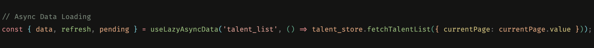 useLazyAsyncData stucks if refreshing with refresh function · Issue #71 · nuxt/bridge · GitHub