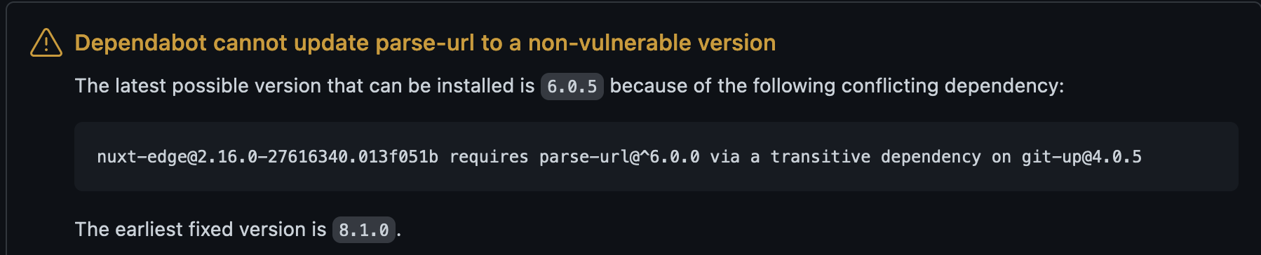 `parse-url` Server-Side Request Forgery (SSRF) vulnerability · nuxt ... `parse-url` Server-Side Request Forgery (SSRF) vulnerability · nuxt ...