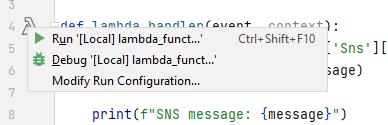 Running lambda function locally makes PyCharm to crash · Issue #2758 ...