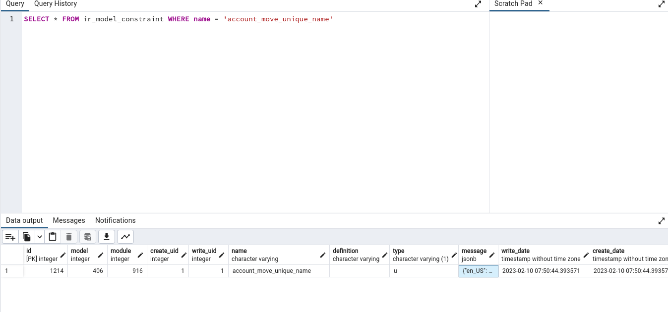 [16.0] Error message when using trigram index · Issue #113589 · odoo/odoo · GitHub