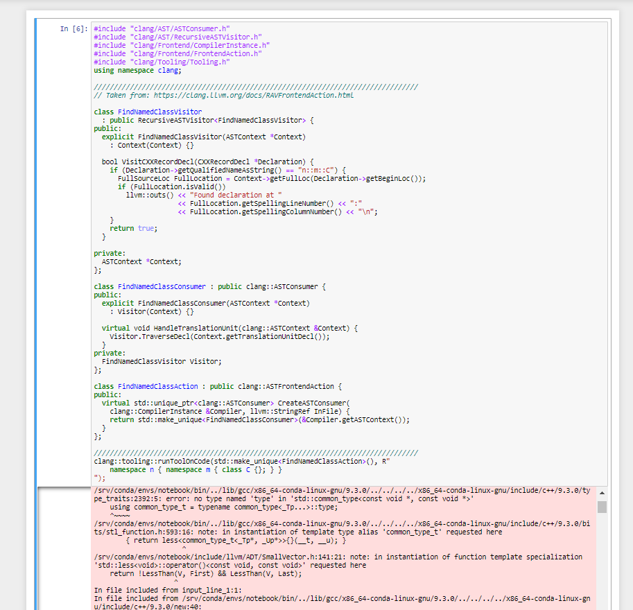 Is it possible to use Cling to load a higher version of "clang" (IE 11/ ...