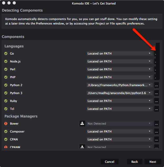 Scroll bar sits on top of browse button in First Start Wizard - check ...