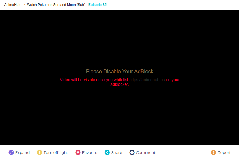 [Anti Adblock] animehub.ac · Issue #3224 · uBlockOrigin/uAssets · GitHub