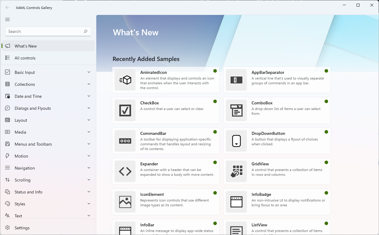 Page selection list view would benefit from icons · Issue #168 · microsoft/react-native-gallery ...